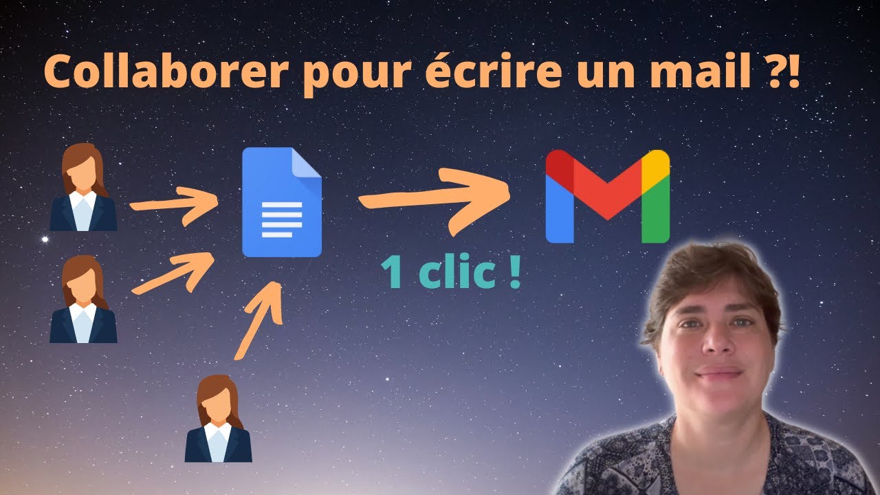 Ecrire un e-mail à plusieurs (brouillon d'email de Google Docs) - YouTube