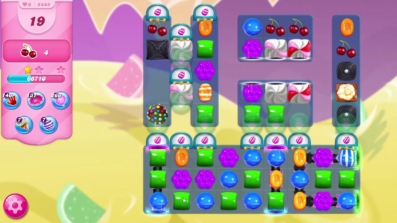 Candy Crush Saga Level 8445 NO BOOSTERS - YouTube