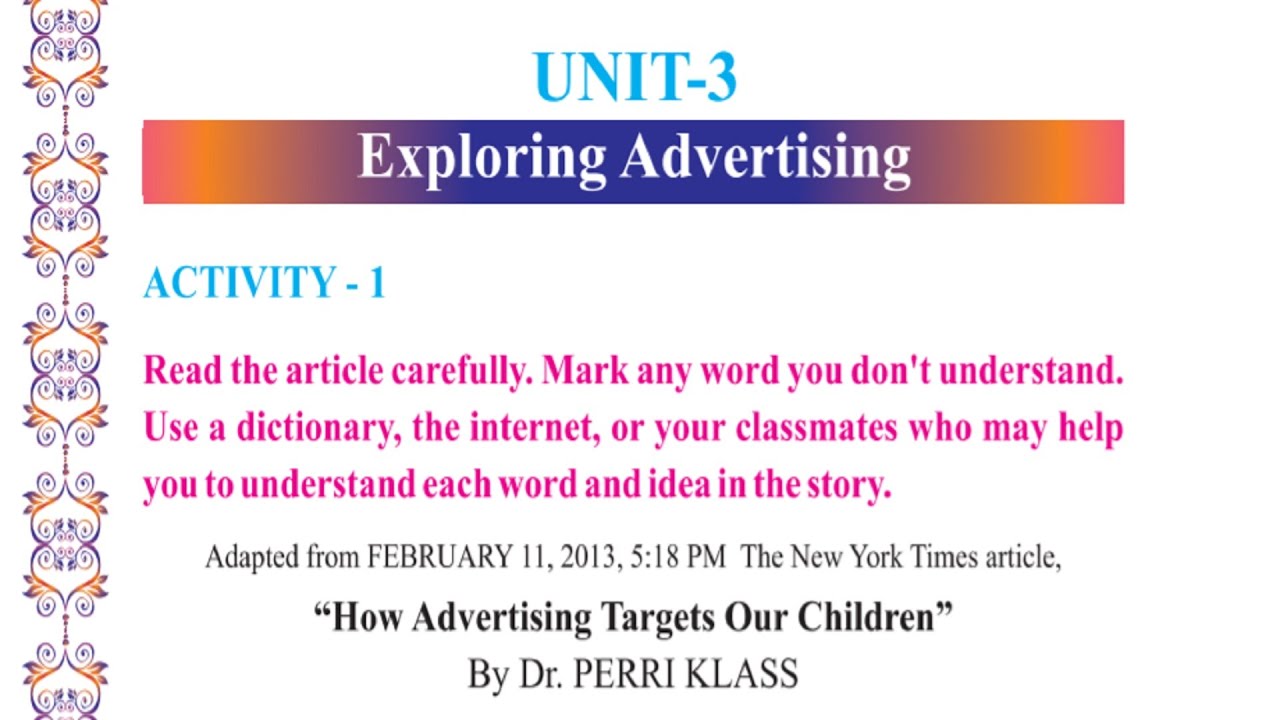 Exploring Advertising Class 7 Unit 3 GCERT CBSE ISC ISCE BRAMS SCHOOL exploring-advertising-class-7-unit-3-gcert-cbse-isc-isce-brams-school