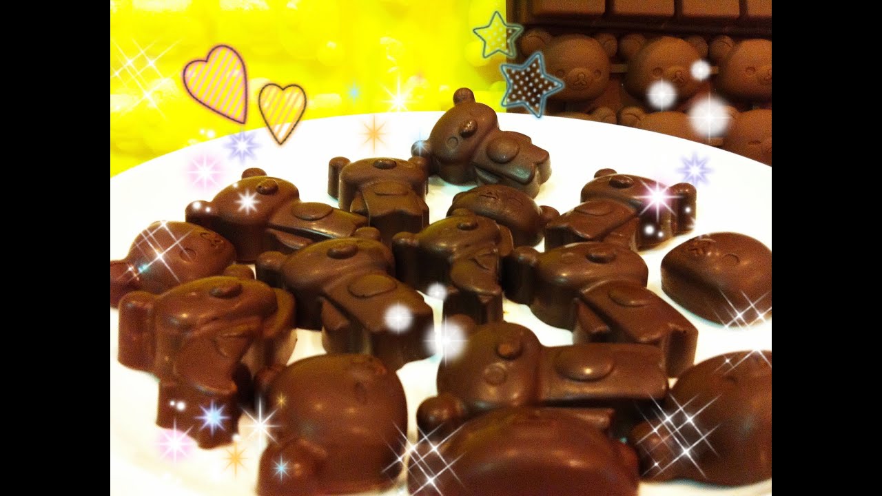 How To Make Rilakkuma Chocolate - YouTube