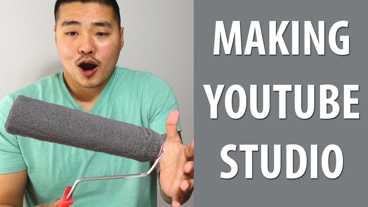 Making a YouTube Studio - Planning and Painting - YouTube
