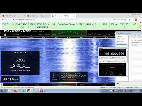 FM DX LC - 160621 0714UTC - 96.6 RTVS Rádio Slovensko (SVK)  Bratislava/Kamzík (BA) 100kW 59km