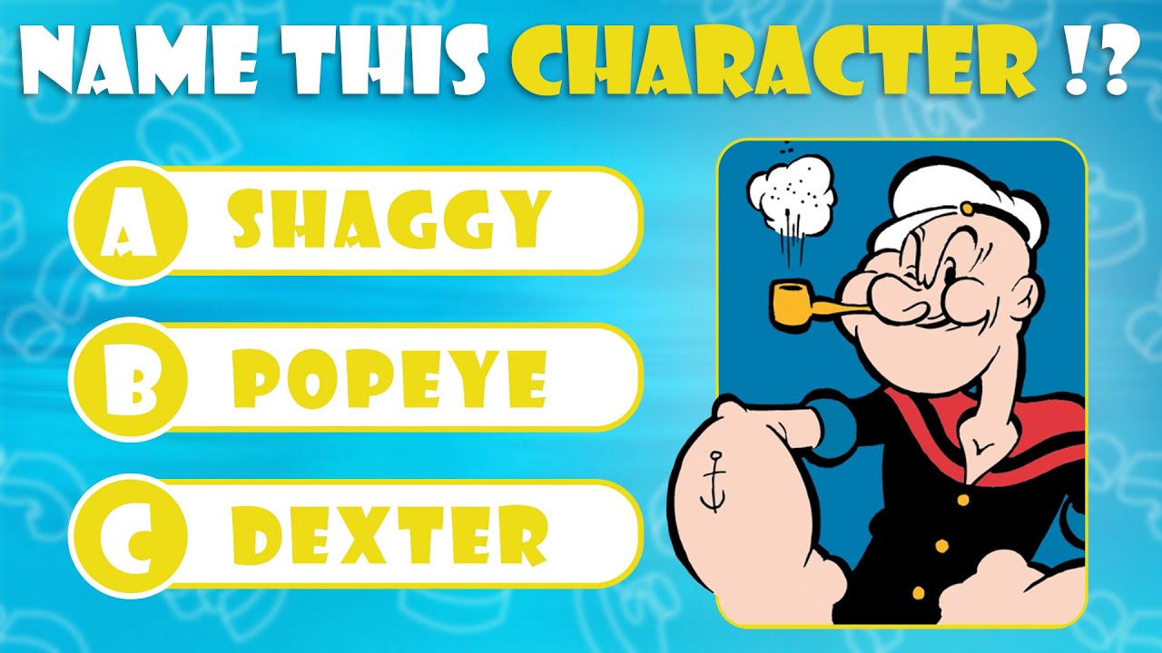 Guess the Cartoon CHARACTER Quiz 🧸📺: Name 20 Popular Characters! - YouTube