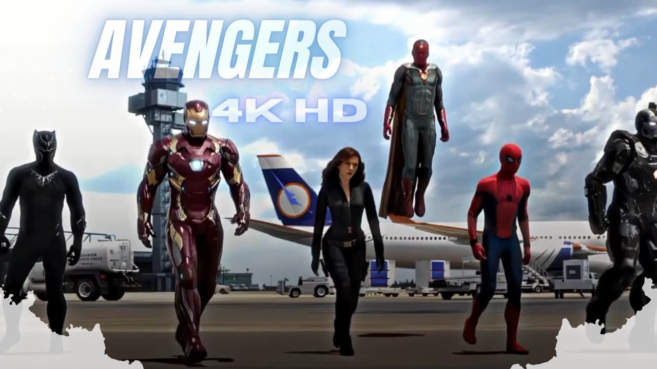 Avengers 4K HD video Marvel in 4K HDR CC status - YouTube