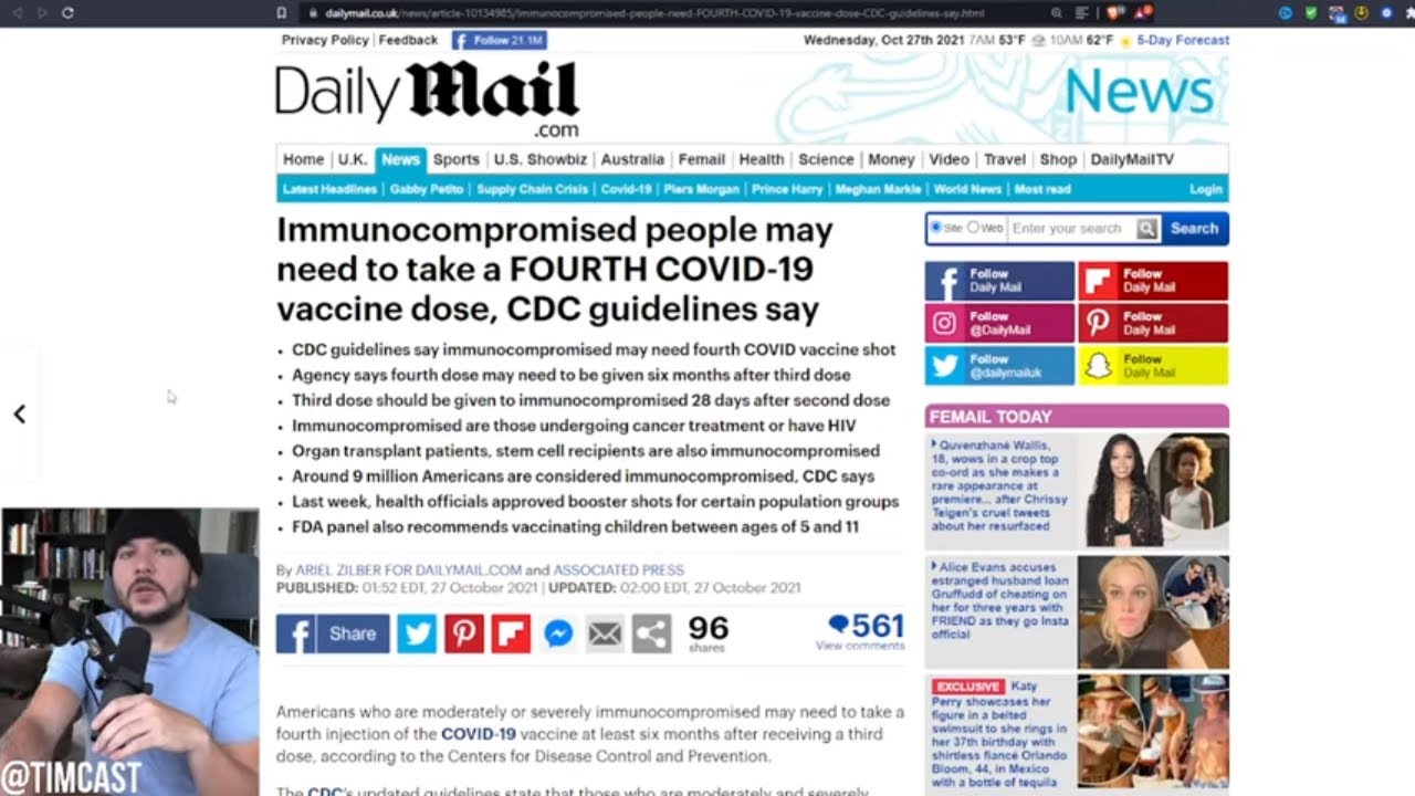 CDC Guidelines Now Recommending FOURTH BOOSTER, Federal Agencies Allow ...