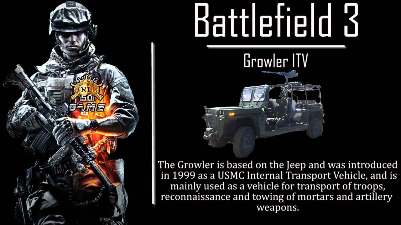 Battlefield 3 - vehicles type (transport vehicles) - YouTube