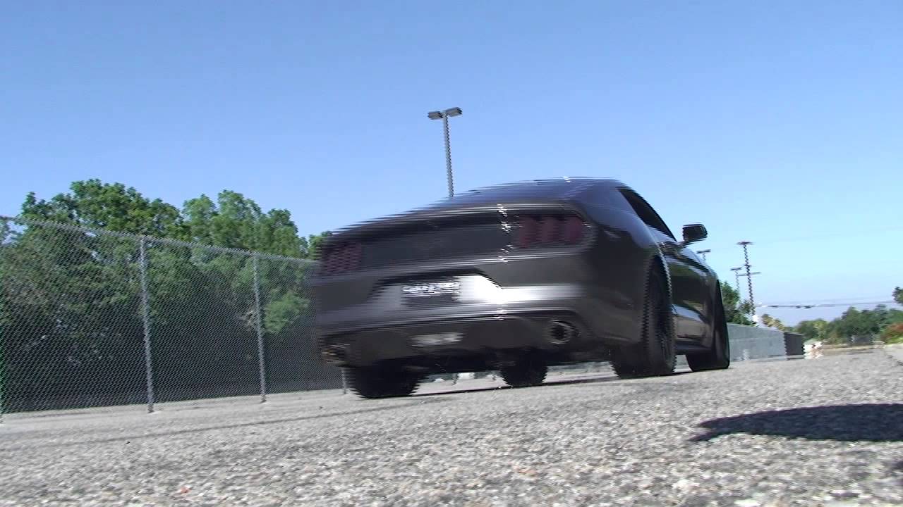 2015 Ford Mustang GT with Legato Performance Axle Back system - YouTube