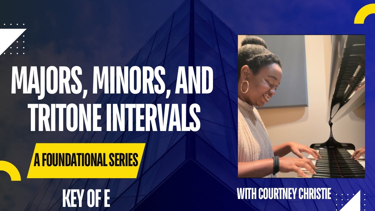 Major, Minor and Tritone Intervals Key of E - YouTube