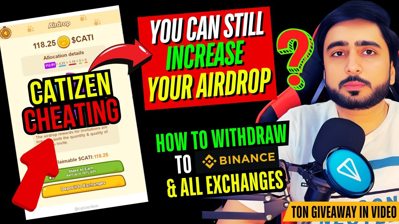 CATIZEN $CATI AIRDROP RECIEVED, HOW TO DEPOSIT ON EXCHANGES | CATI ...