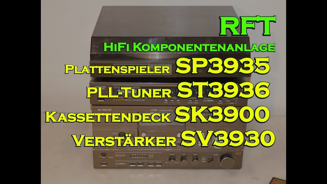 RFT Anlage mit SP3935 - YouTube