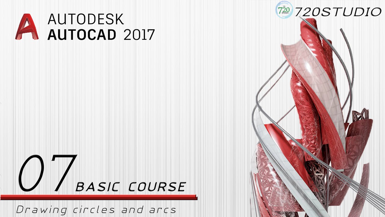 Autocad 2017 Drawing Circles And Arcs Beginners Tutorial 07 YouTube Autocad 2017 Drawing Circles And Arcs Beginners Tutorial 07 YouTube