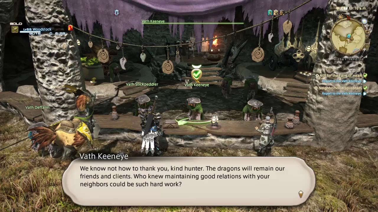 Valateneze's Broadcast of final fantasy xiv! HW Side Quests Vath Tribe ...