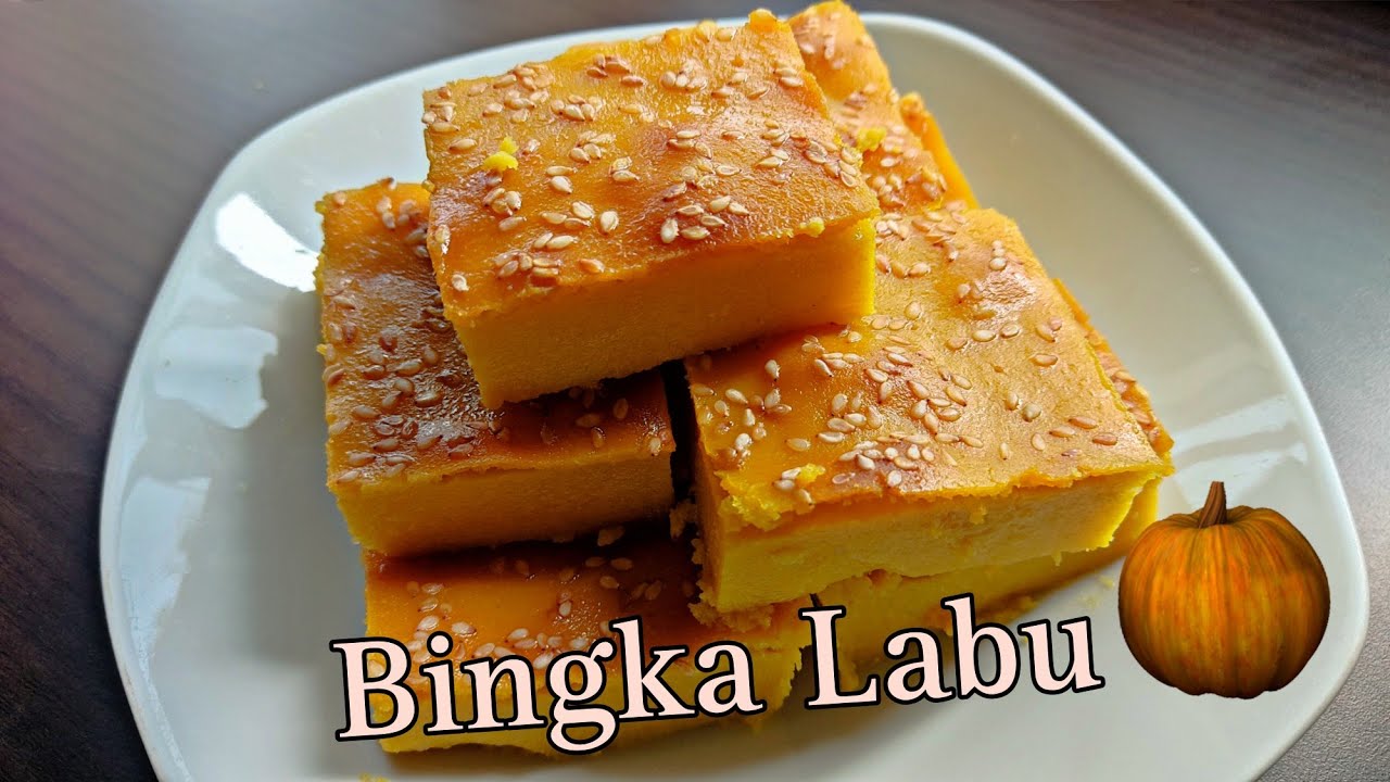 Bingka labu mudah || Baked pumpkin cake || Bengkang Labu - YouTube