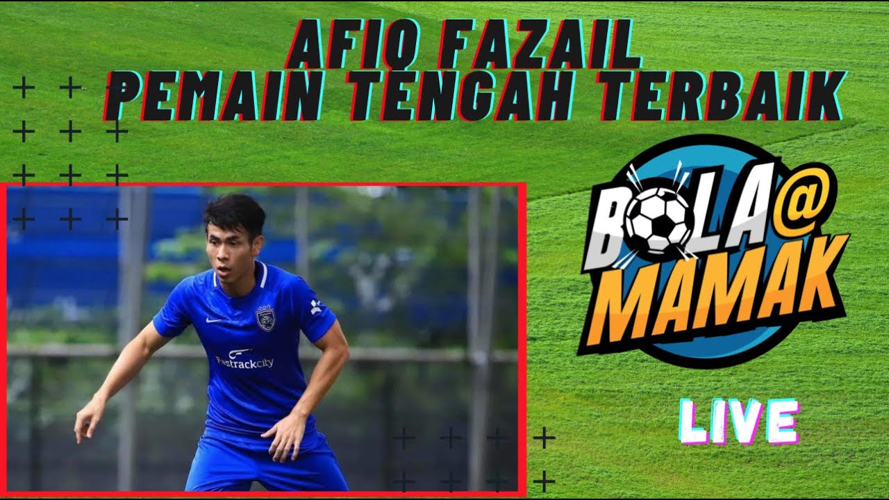 Afiq Fazail Pemain Tengah Terbaik | Bola@Mamak 2020 - YouTube