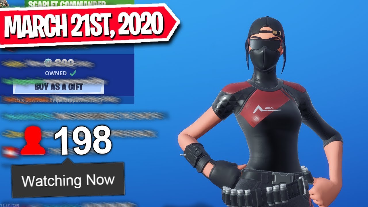 *NEW* NIGHTFIRE SET! - Viewers React To Fortnite Item Shop [March 21st ...