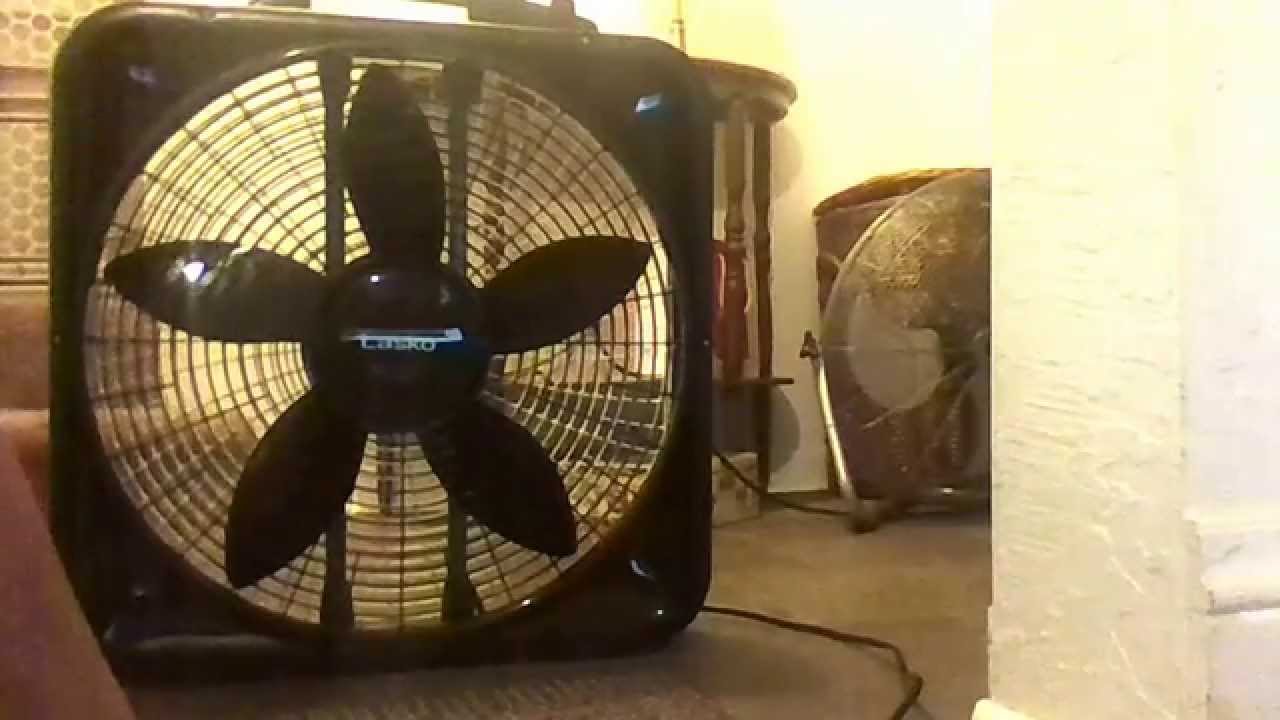 Lasko 20'' WeatherShield Plus Box Fan - YouTube
