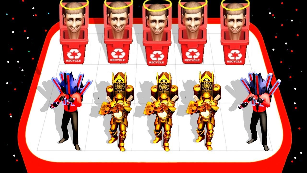 Merge Skibidy Monster Run | Skibidi Toilet vs Cyberman, Max Level Gameplay, Episode 4 - YouTube