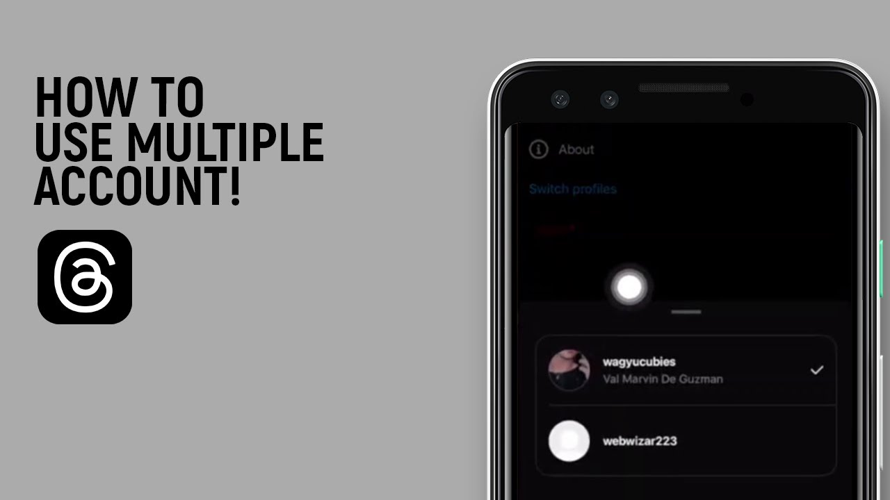 How To Use Multiple Accounts On Threads [easy] - YouTube