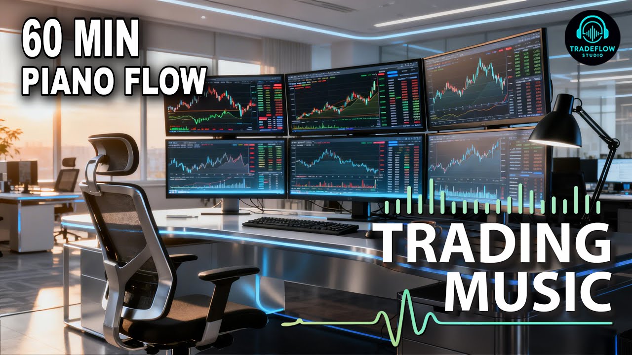 1 HOUR | Zen Piano Flow: Music for TRADING FOCUS and Emotional Control ...