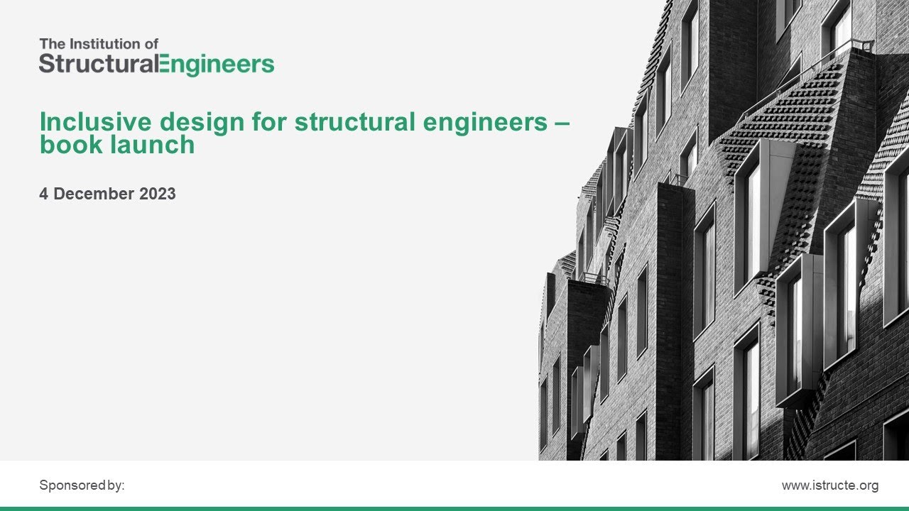 Inclusive design for structural engineers book launch - YouTube