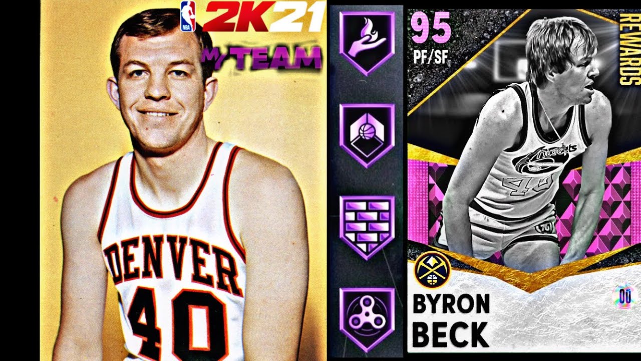 NBA2K21 PINK DIAMOND BYRON BECK GAMEPLAY! LOWKEY A BUCKET IN MYTEAM ...