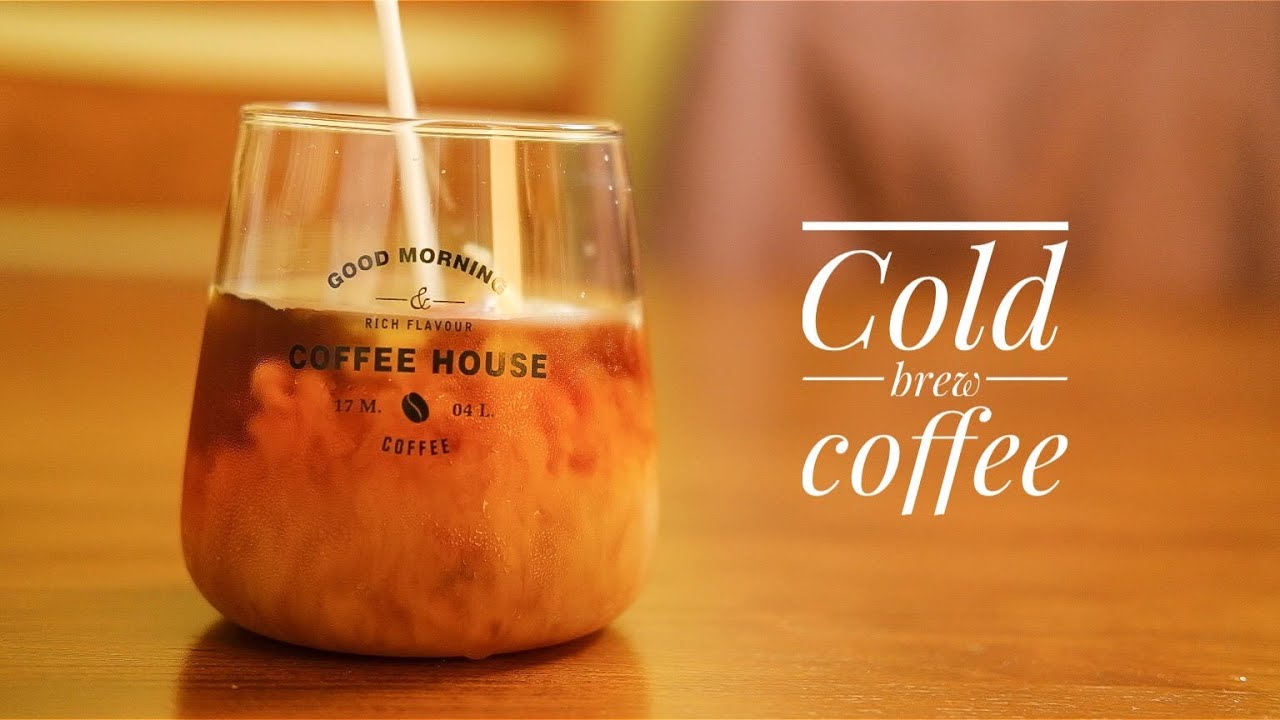 DIY cold brew coffee at home | 콜드브루 레시피 - YouTube