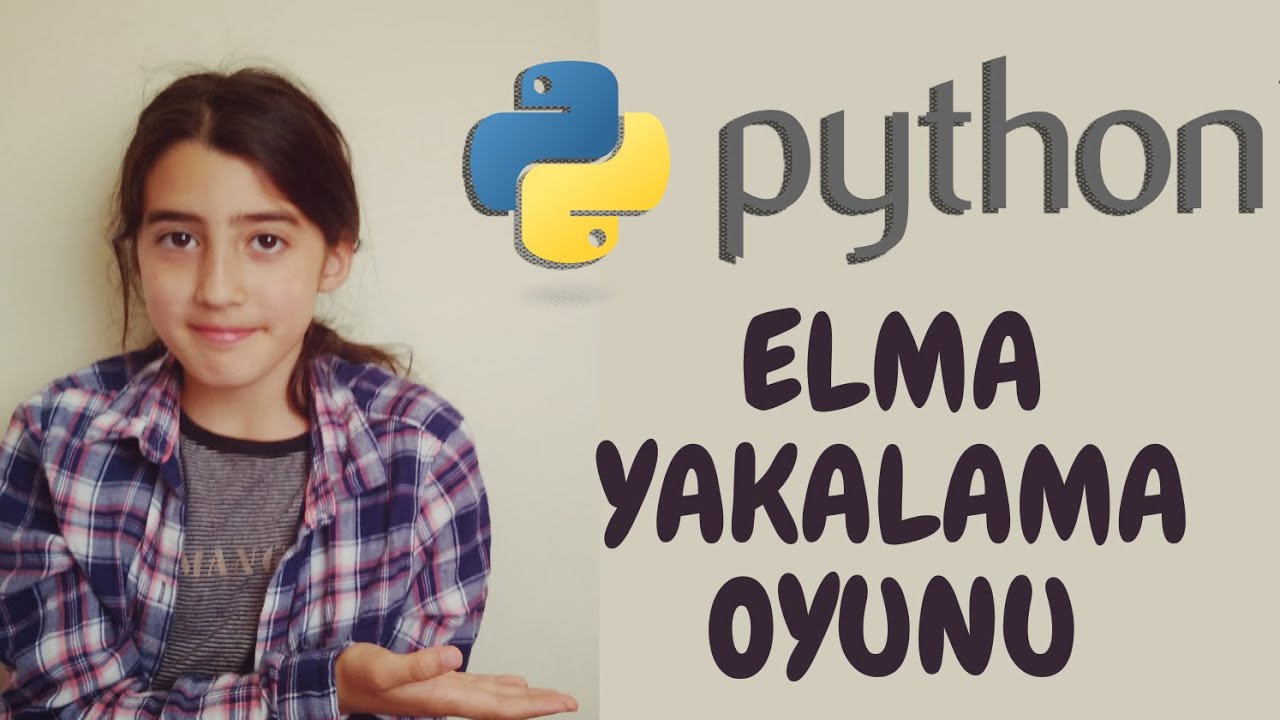 PYTHON - PYGAME İLE ELMA YAKALAMA OYUNU - YouTube