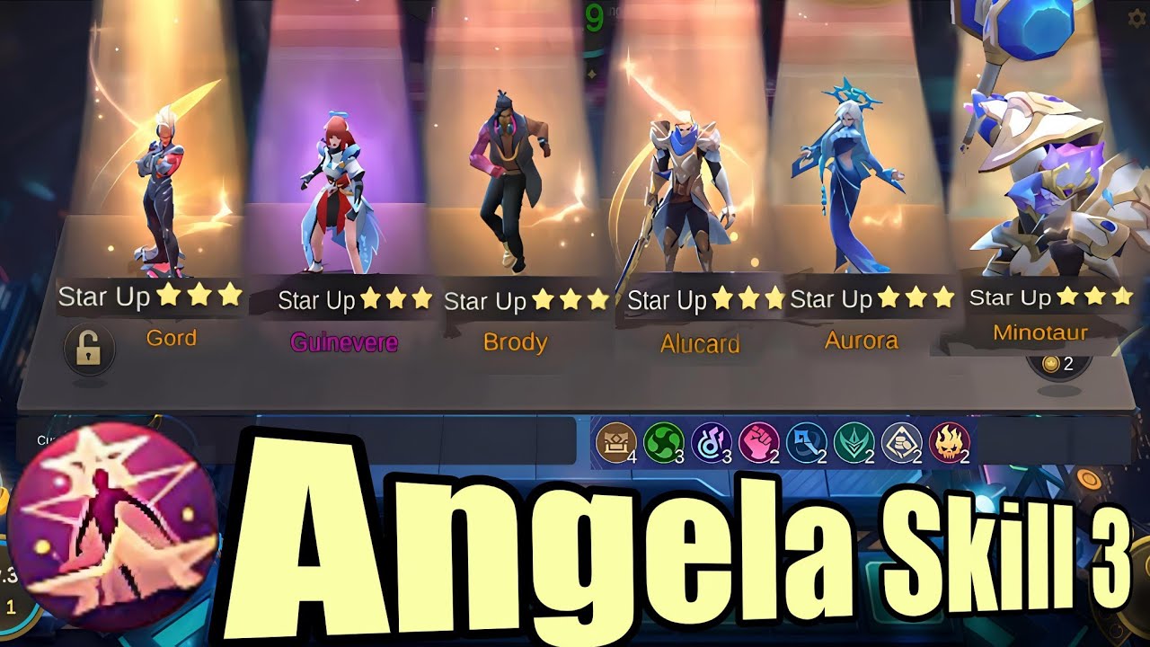 ANGELA SKILL 3 LEGENDARY TRANSFORMATION 🔥 BEST COMBO | MAGIC CHESS BEST ...