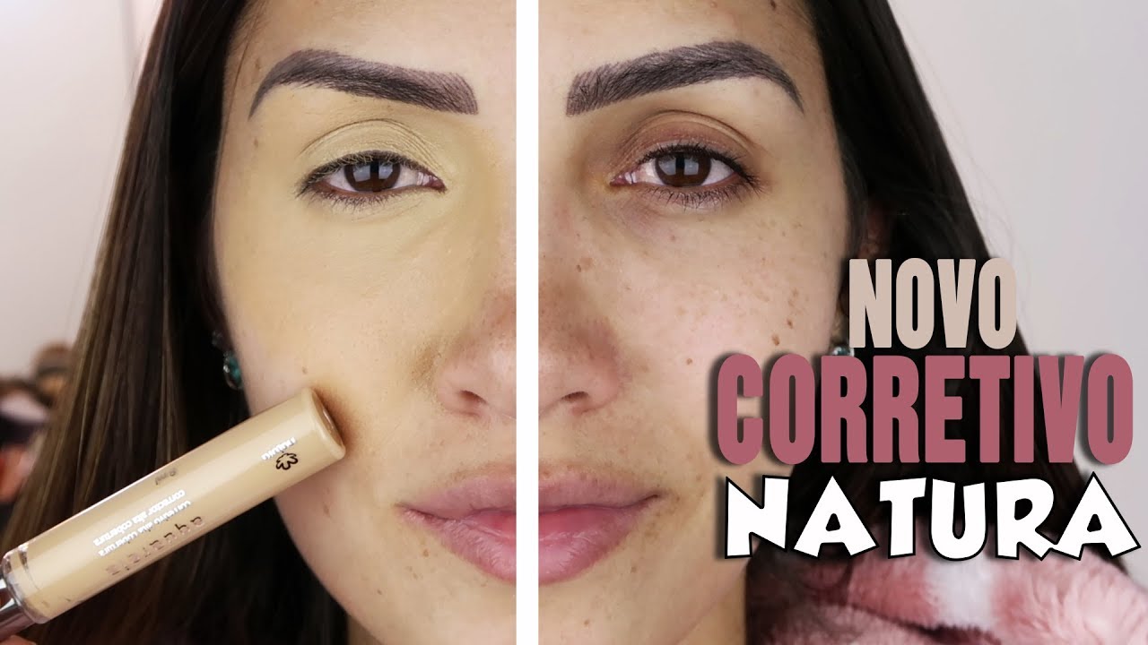 TESTEI NOVO CORRETIVO NATURA AQUARELA - YouTube