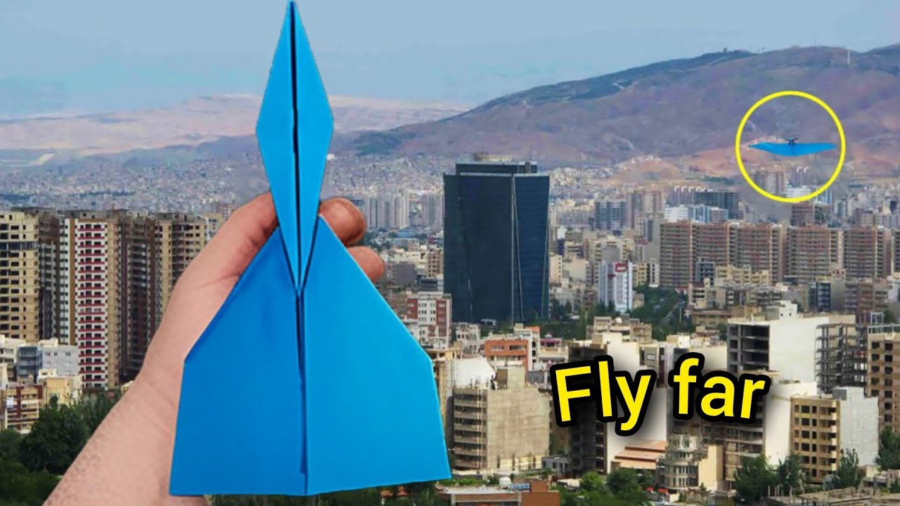 How To Make a Paper Airplane that Flies Far And Straight - YouTube