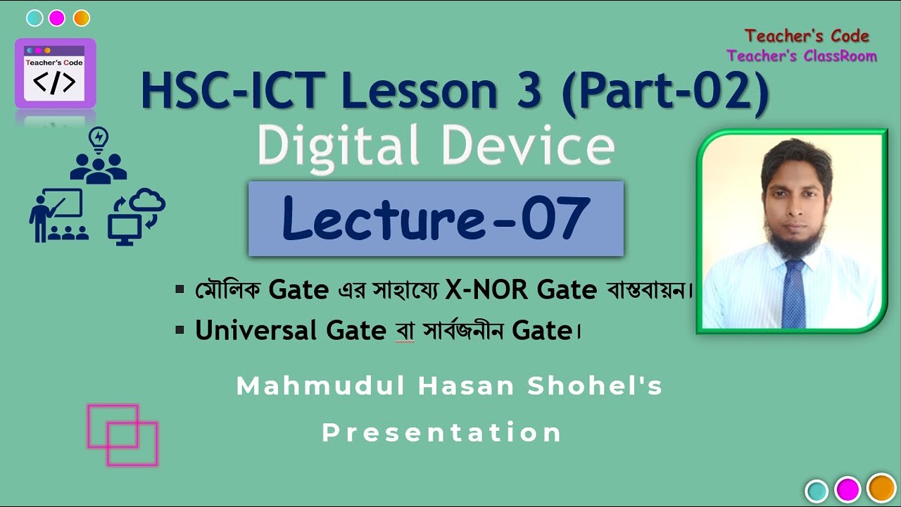7. HSC ICT Chapter 3 (Part 2) Digital Device Lecture 7 - YouTube