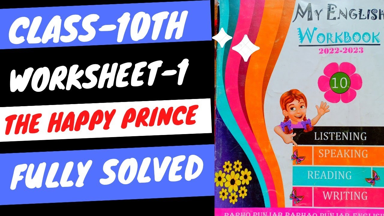 class-10th English Workbook chapter-1 solution Worksheet 1 - YouTube