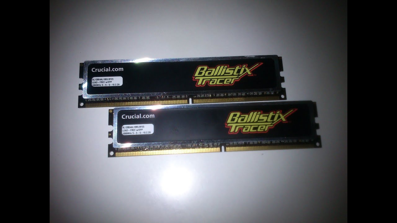 Crucial Ballistix Tracer DDR2 LED Ram (Cooler Master Stacker 830) - YouTube