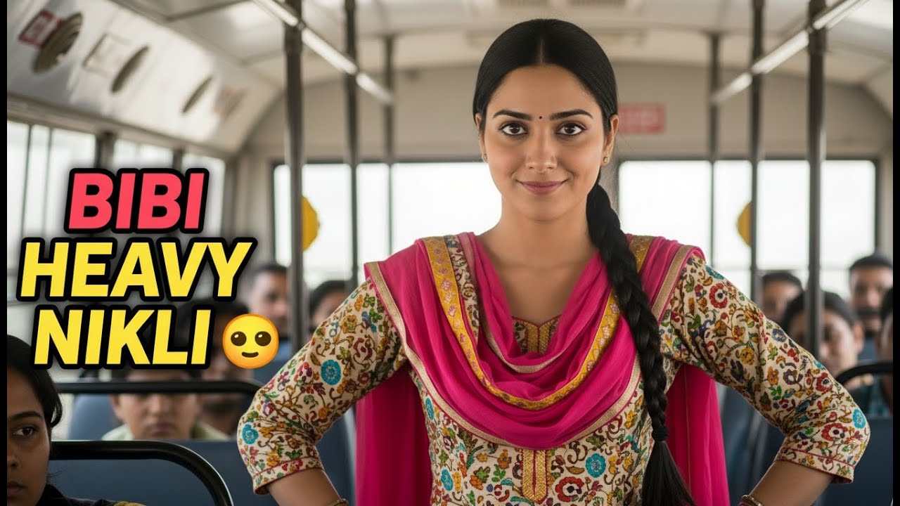 Public Bus Comedy Bibi vs Conductor | Punjabi LOL Hub #punjabicomedy # ...