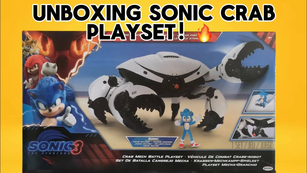 Unboxing Sonic 3 Crab playset! 🔥 - YouTube