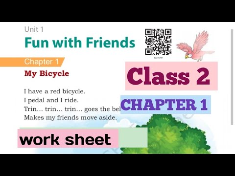 My Bicycle//Class 2//Chapter 1//Work Sheet - YouTube