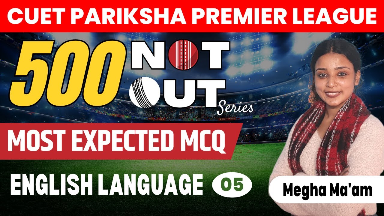 English Language Expected MCQ-5 | CUET English Language Practice Set ...