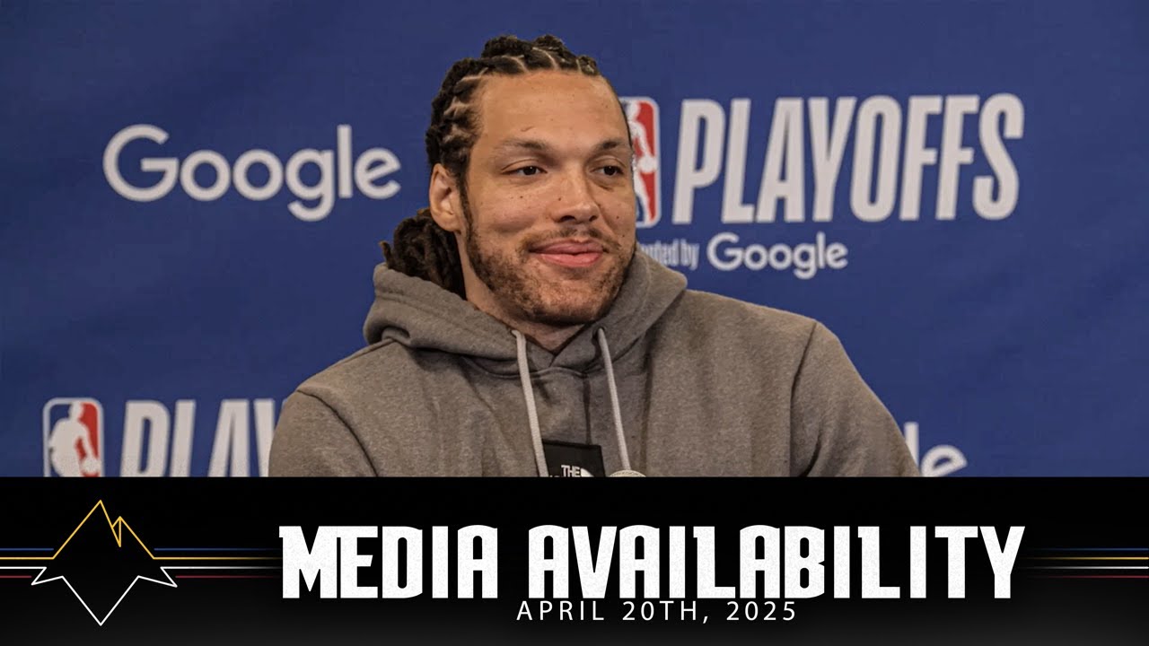 Aaron Gordon Media Availability 🎙️ | April 20, 2025 - YouTube