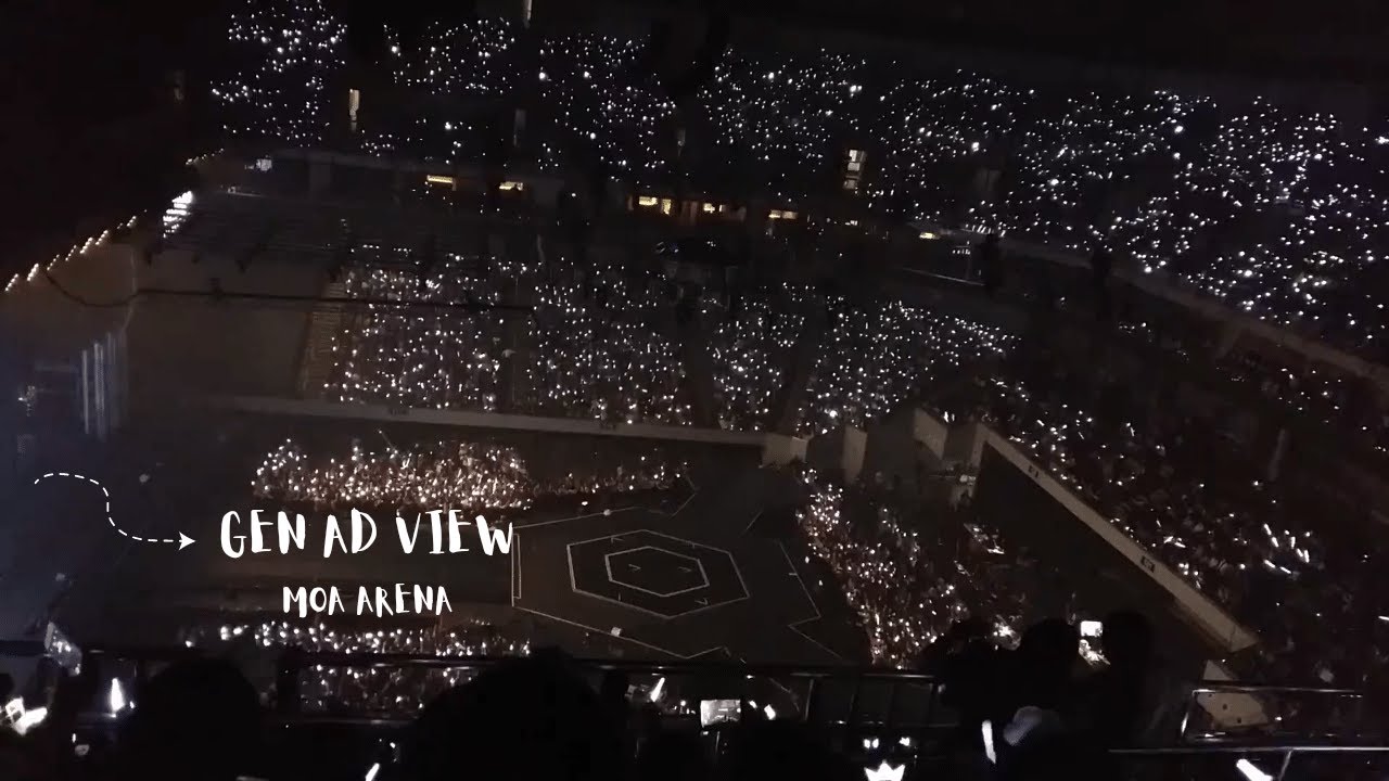 moa arena gen ad view | exoluxion in manila - YouTube