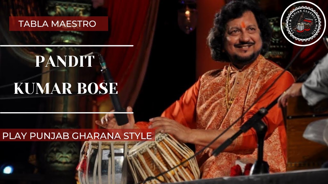 Pandit Kumar Bose Tabla solo play Punjab Gharana style. - YouTube