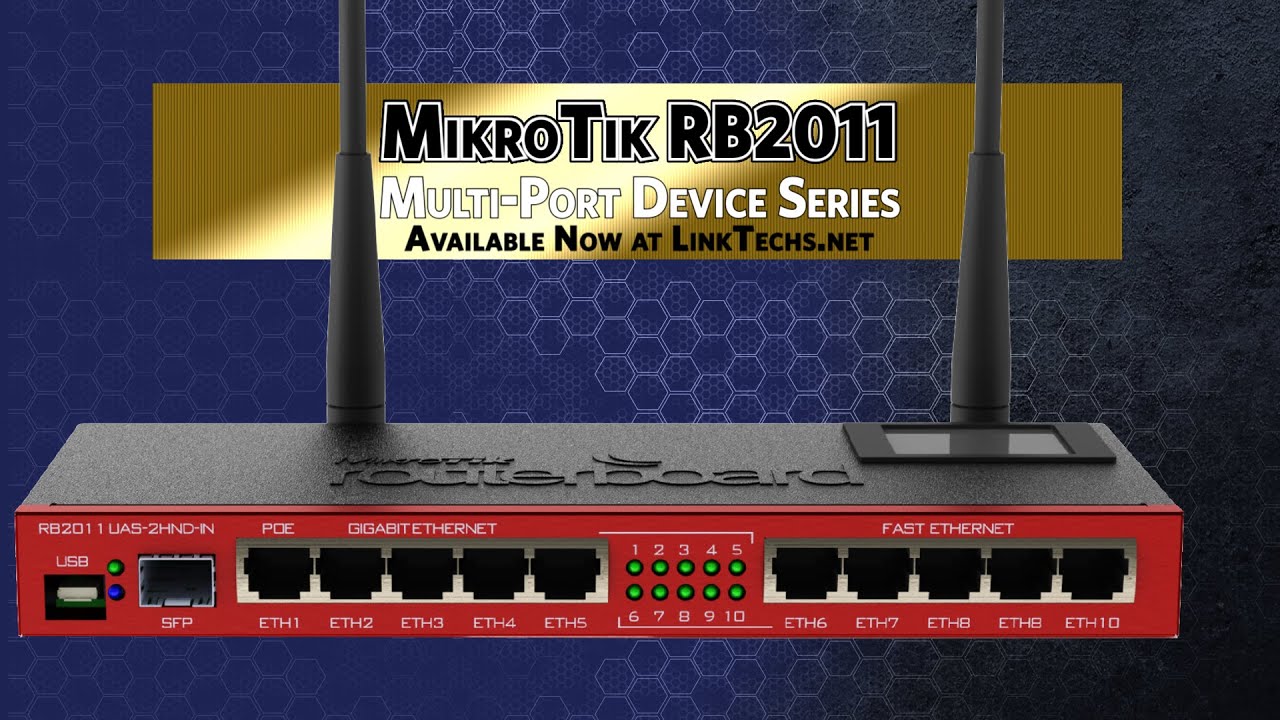 Mikrotik RB2011UiAS-2HnD-IN - YouTube