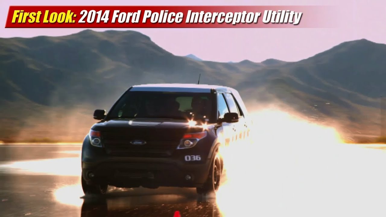 First look: 2014 Ford Explorer Police Interceptor Utility with EcoBoost ...