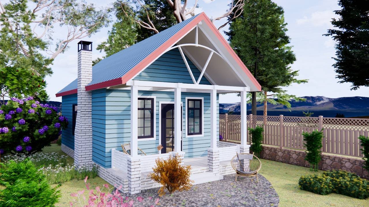 Beautiful Small House With 1 Bedroom and Perfect Idea | Tiny House 3D ...