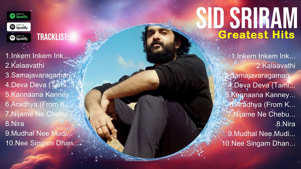 Sid Sriram 🌄 Sid Sriram 2024 🌄 Sid Sriram Canticum Optimum 🌄 Sid Sriram Album Totum - YouTube
