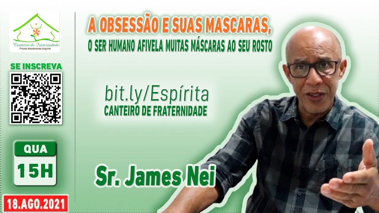 A Obsessão e suas Máscaras - Sr. James Ney - YouTube