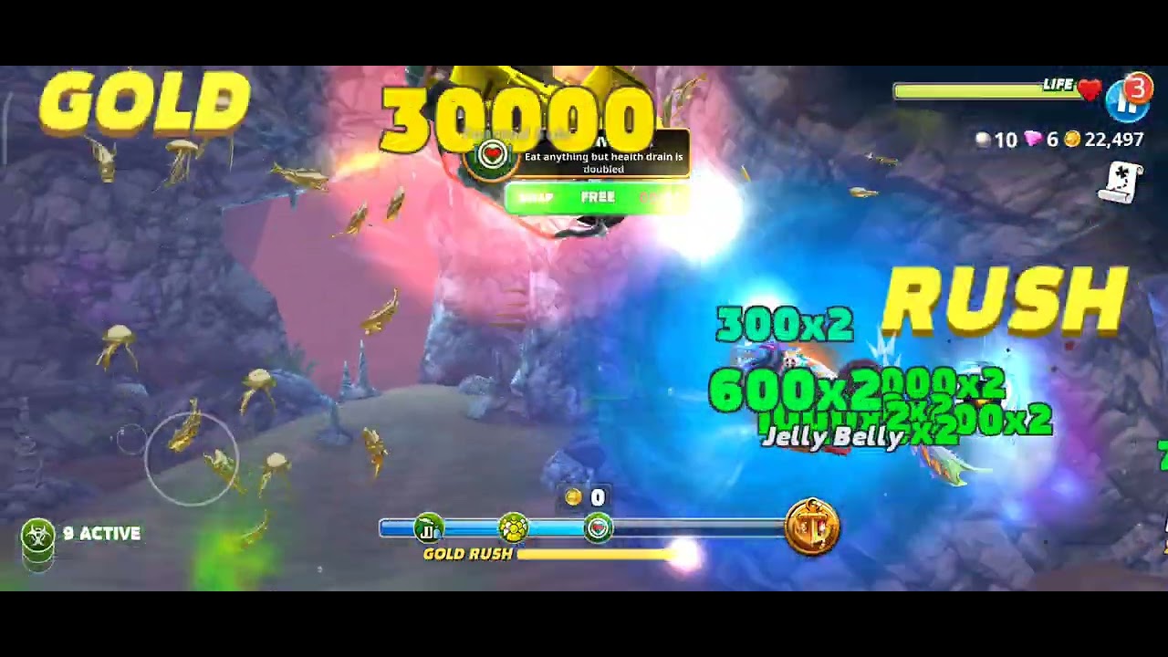 hungry shark world : shark cosmic di arctic apocalypse lava untuk ...