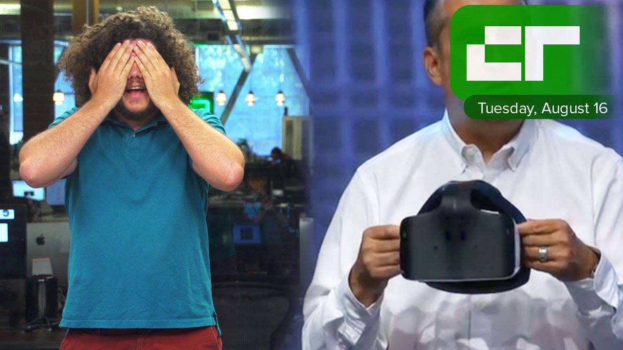 Intel's VR headset | Crunch Report - YouTube