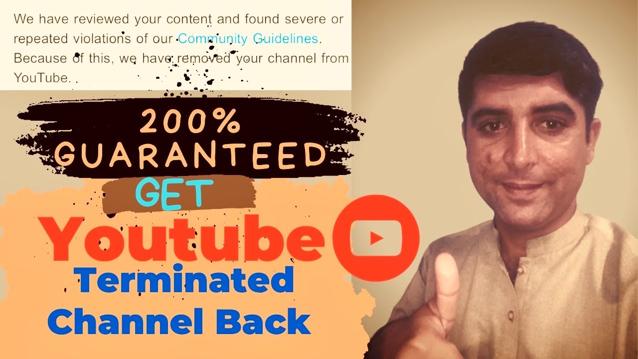 Get Youtube terminated channel back 200% Guaranteed | recover youtube ...