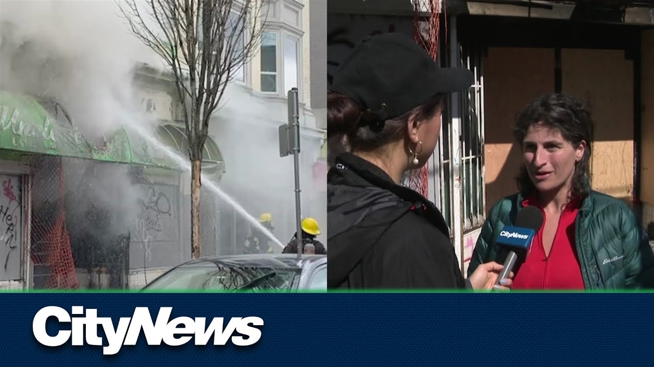 Fire destroys Vancouver food trucks’ shared kitchen - YouTube