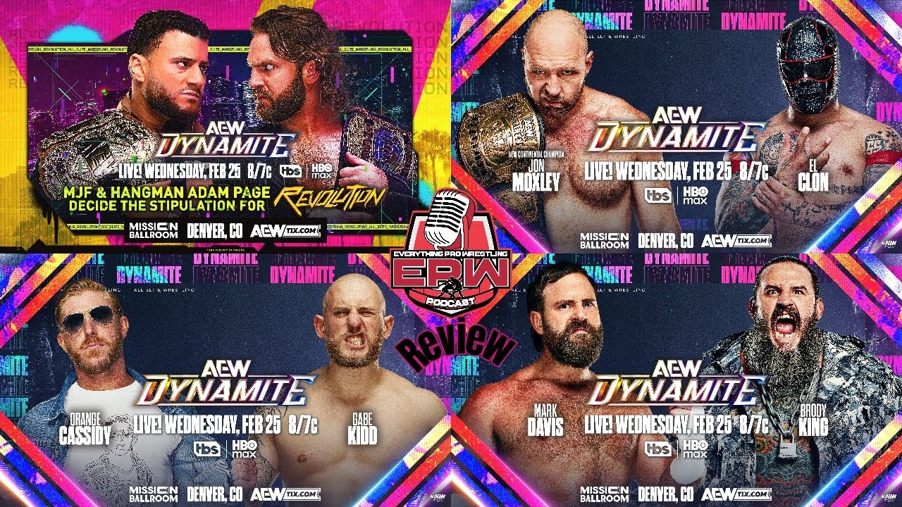AEW Dynamite 2/25/26 Review | Hangman Page & MJF Decide AEW Revolution ...